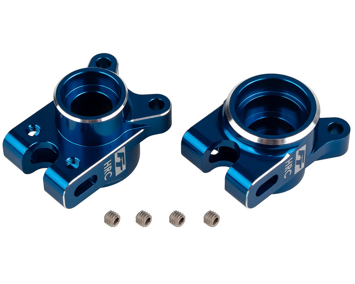 Team Associated RC10B7 Factory Team Aluminum Rear HRC Hub Set (Blue ...