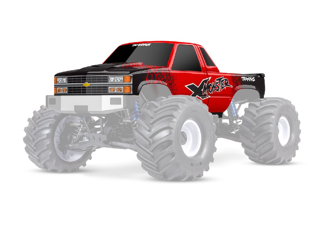 Traxxas Body, X-Maxx MT Chevy GMT400 CK - Red – Adrenaline Hobby